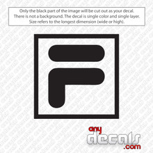 Fila Icon Decal Sticker - AnyDecals.com