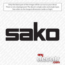 Sako Logo Decal Sticker - AnyDecals.com
