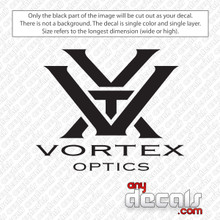 Vortex Optics Decal Sticker - AnyDecals.com