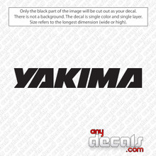 Yakima Logo Decal Sticker - AnyDecals.com