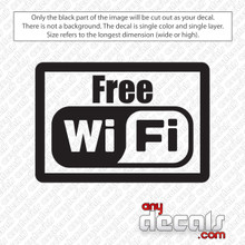 Free Wifi Decal Sticker - AnyDecals.com