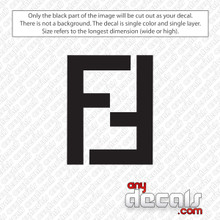 Fendi Emblem Logo Decal Sticker - AnyDecals.com