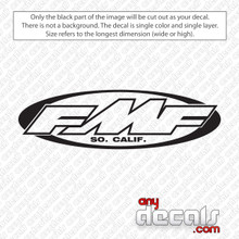 FMF Logo Decal Sticker - AnyDecals.com