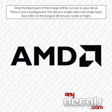 AMD Logo Decal Sticker - AnyDecals.com