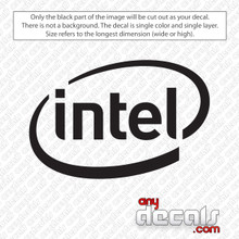 Intel Logo Decal Sticker - AnyDecals.com