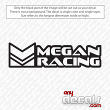 Megan Racing Logo Decal - AnyDecals.com