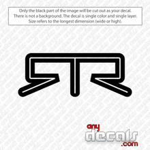 Mustang RTR Emblem Decal Sticker - AnyDecals.com