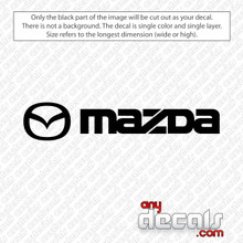 Mazda Logo Decal Sticker - AnyDecals.com