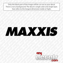 Maxxis Logo Decal Sticker - AnyDecals.com