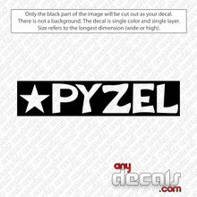 Pyzel Surfboards Decal Sticker - AnyDecals.com
