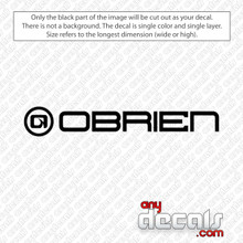 Obrien Logo Decal Sticker - AnyDecals.com