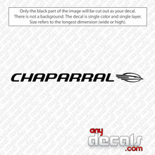 Chaparral Boats Logo Decal Sticker - AnyDecals.com