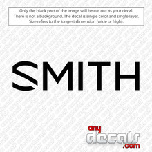 Smith Optics Decal Sticker - AnyDecals.com