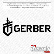 Gerber Logo Decal Sticker - AnyDecals.com