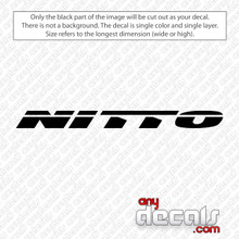 Nitto Tire Logo Decal Sticker - AnyDecals.com