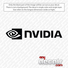 Nvidia Logo Decal Sticker - AnyDecals.com