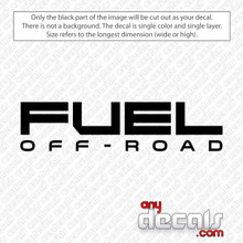 Fuel Off-Road Decal Sticker - AnyDecals.com