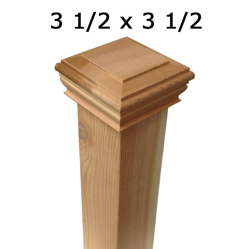 Cedar Post Cap 6x6 - Timber Build