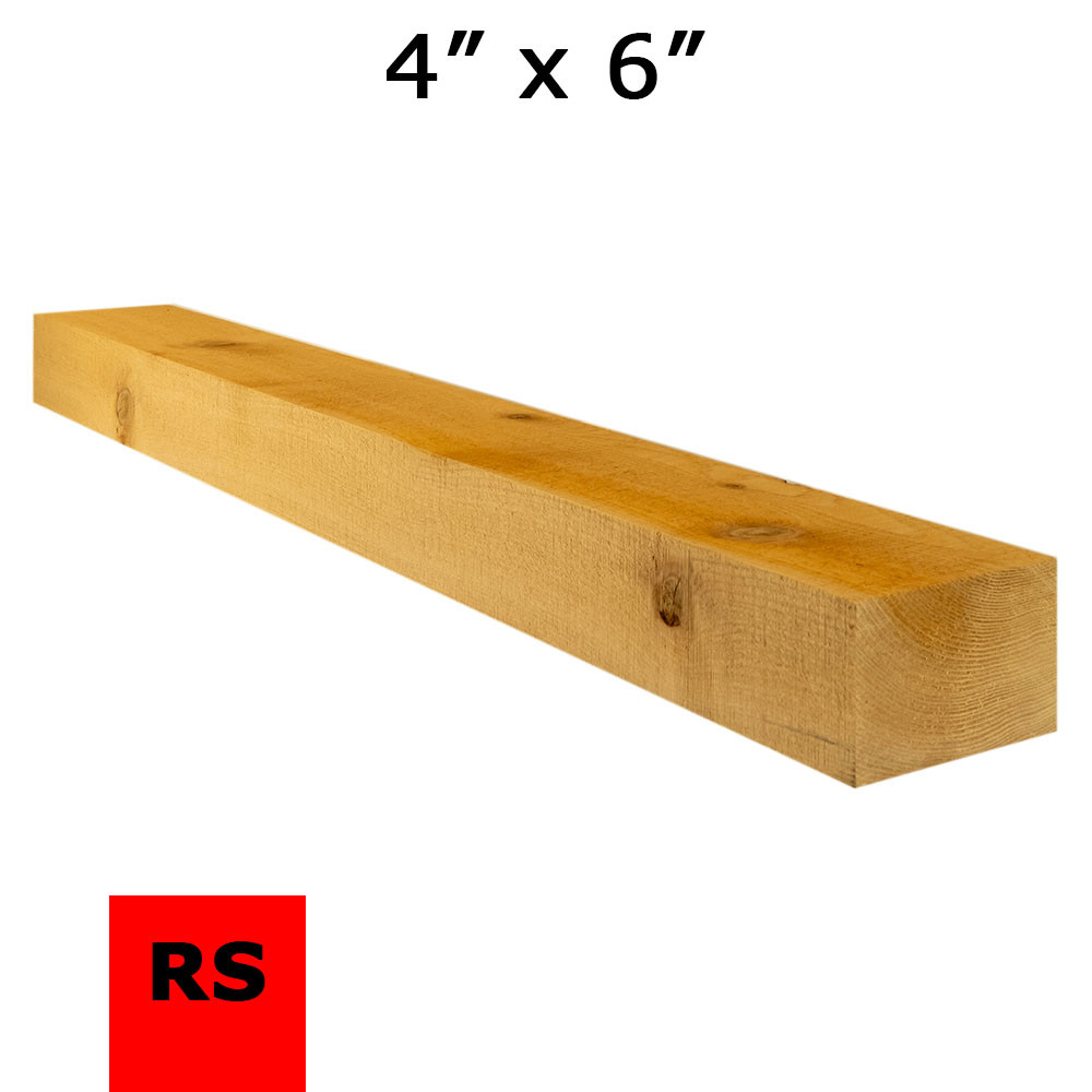 6x6 Engineered Column – Western Red Cedar Rough Sawn | Timber Post