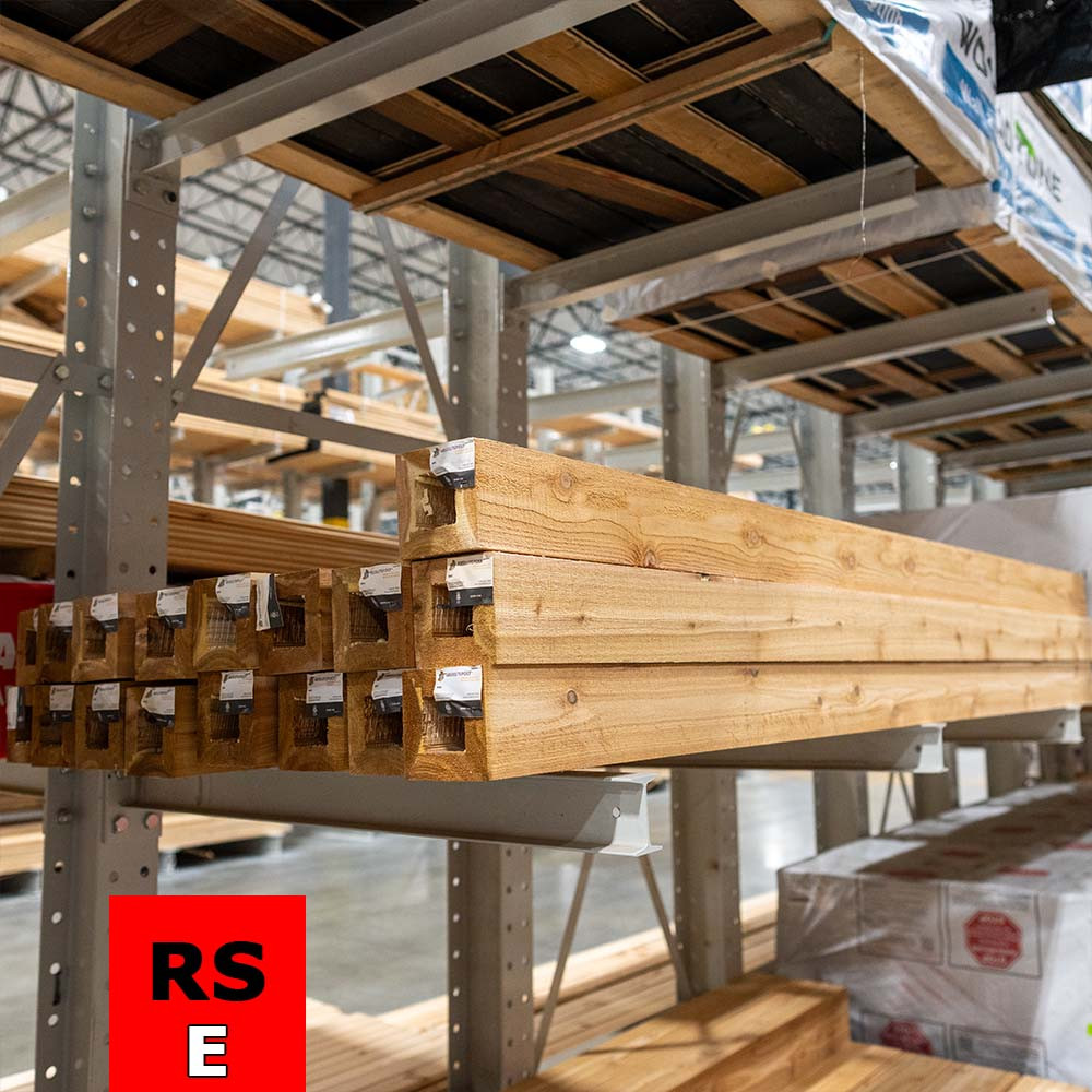 8x8 Engineered Column – Western Red Cedar Rough Sawn | Cedar Timber Post