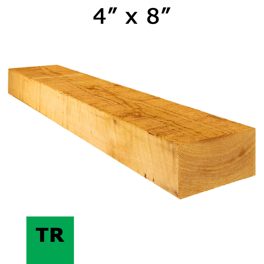 4x8 Western Red Cedar Timber – True Rough | Cedar Timber Beam