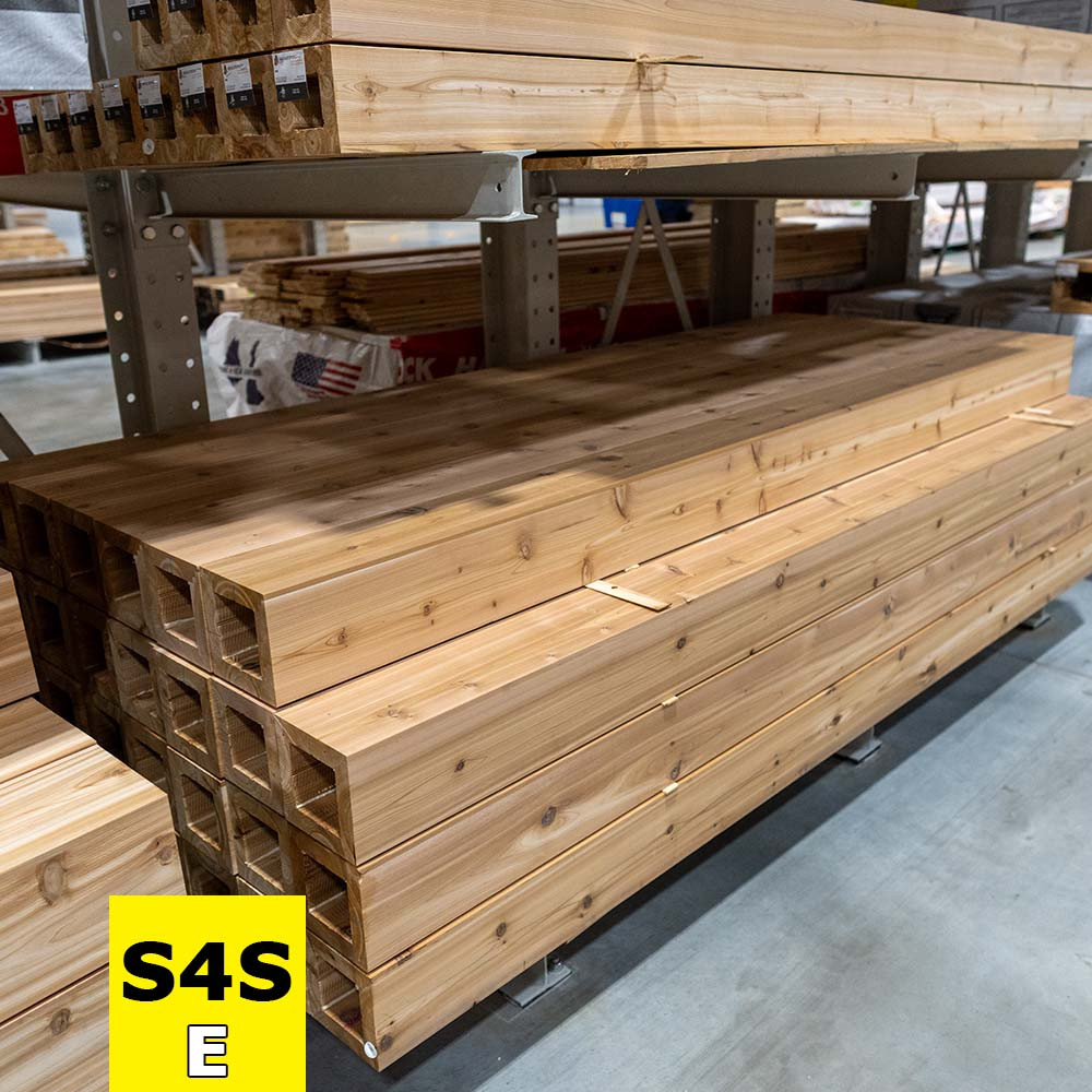 8x8 Engineered Column – Western Red Cedar S4S | Cedar Timber Post