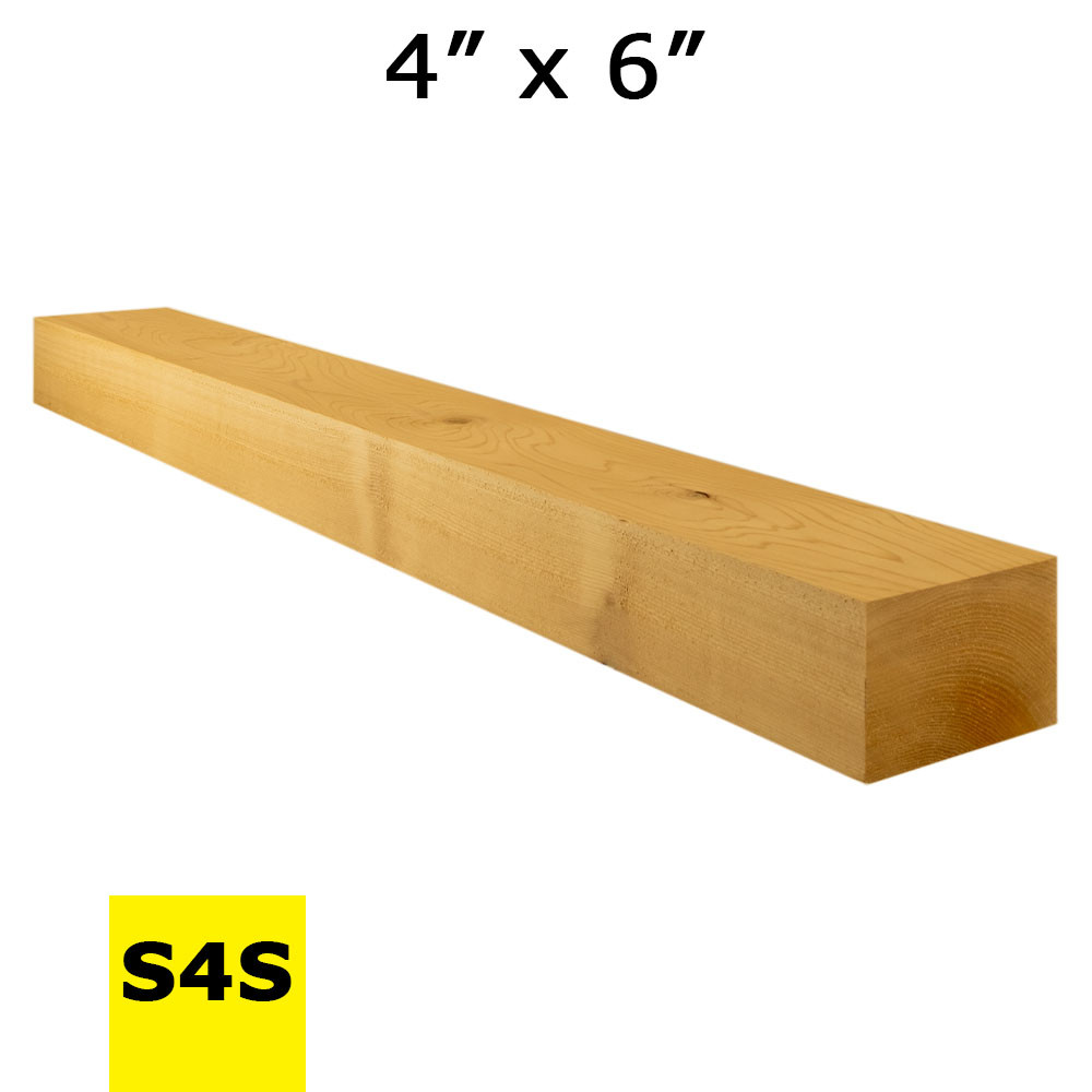 4x4 Engineered Timber – Western Red Cedar S4S | Cedar Post