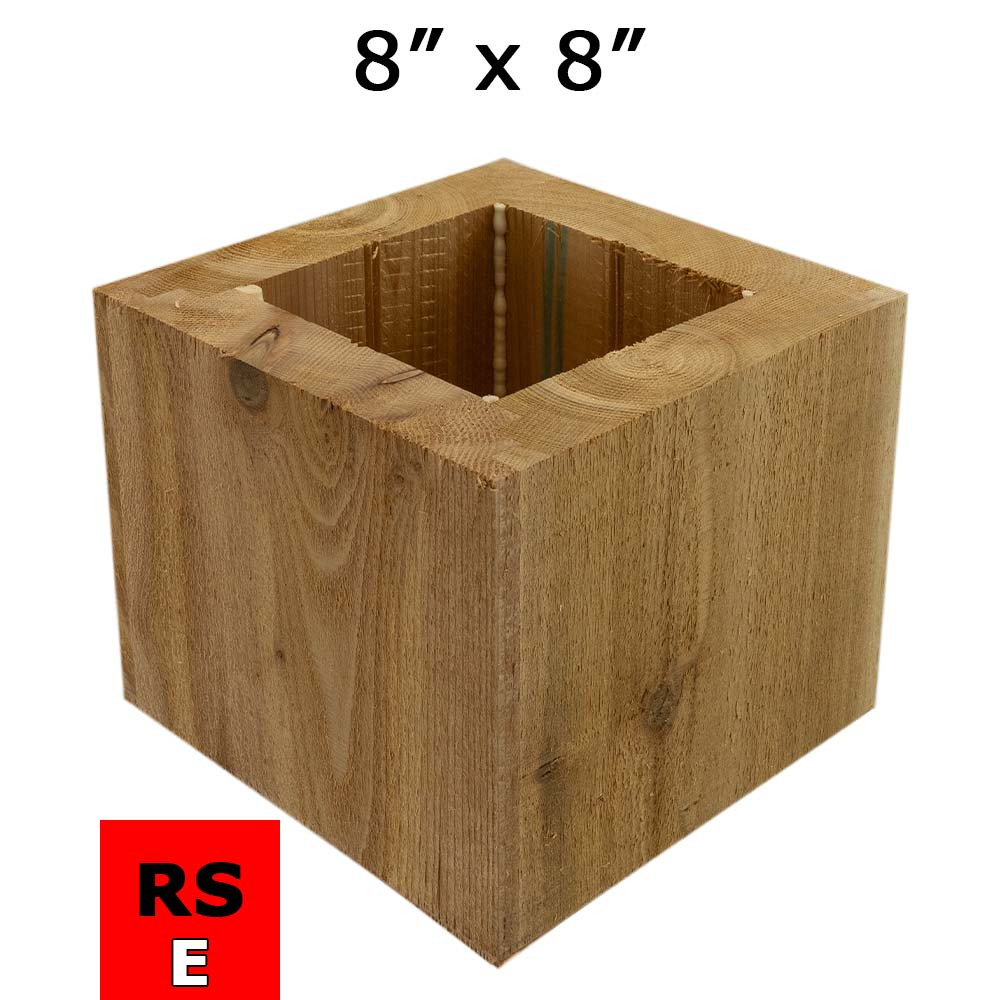 8x8 Engineered Column – Western Red Cedar S4S | Cedar Timber Post