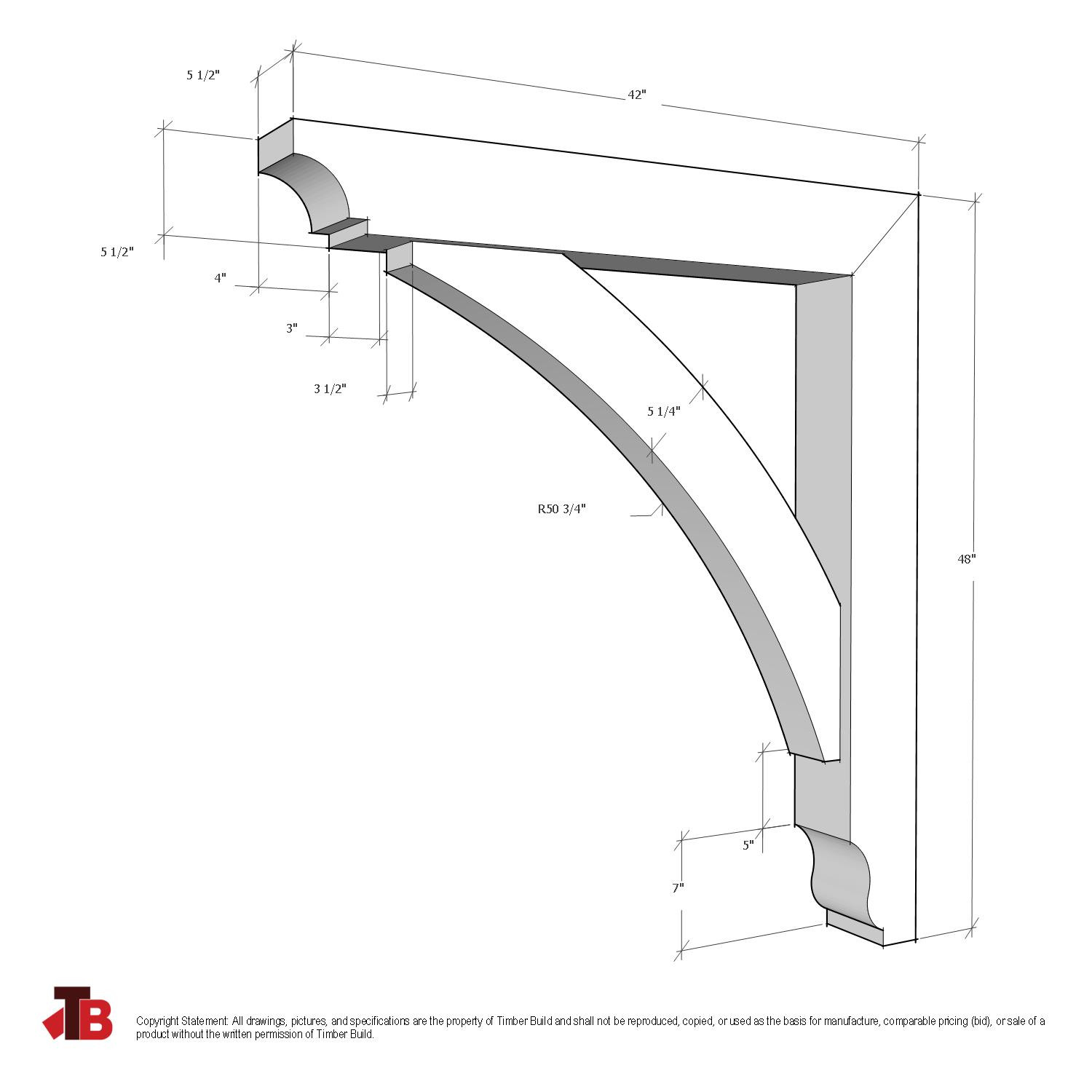 Wood Bracket 10T2 - Timber Build