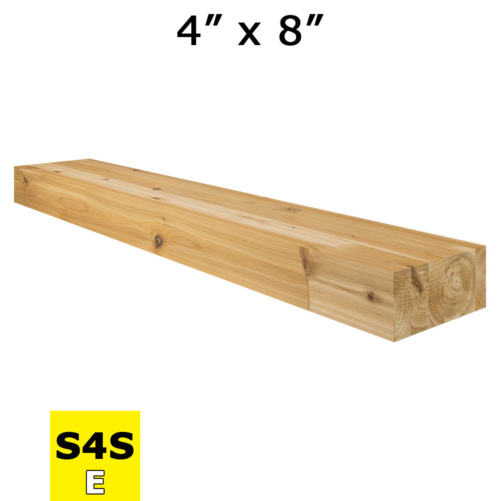 8x8 Engineered Column – Western Red Cedar S4S | Cedar Timber Post