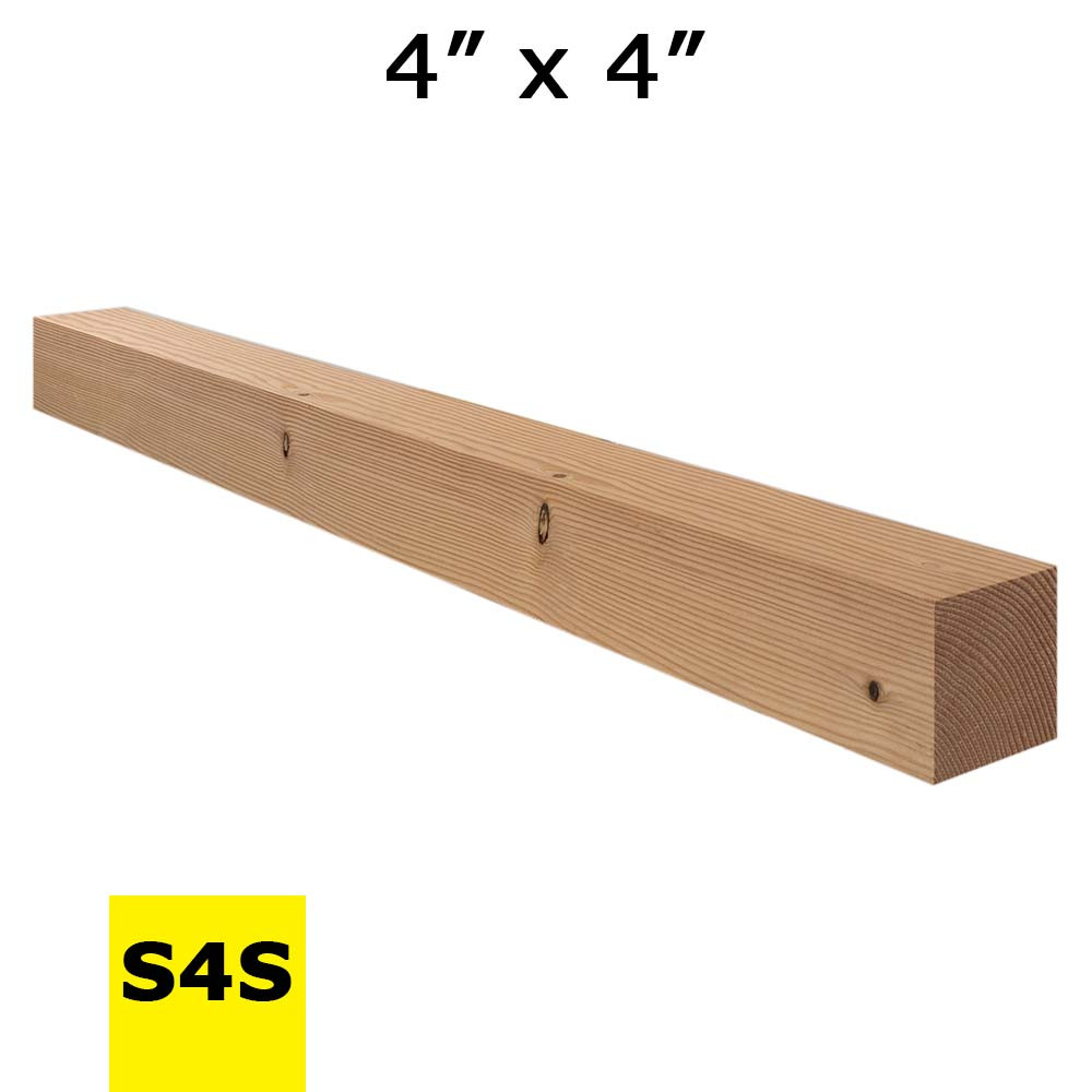 4x4 Douglas Fir Timber – Rough Sawn | Structural Framing Lumber