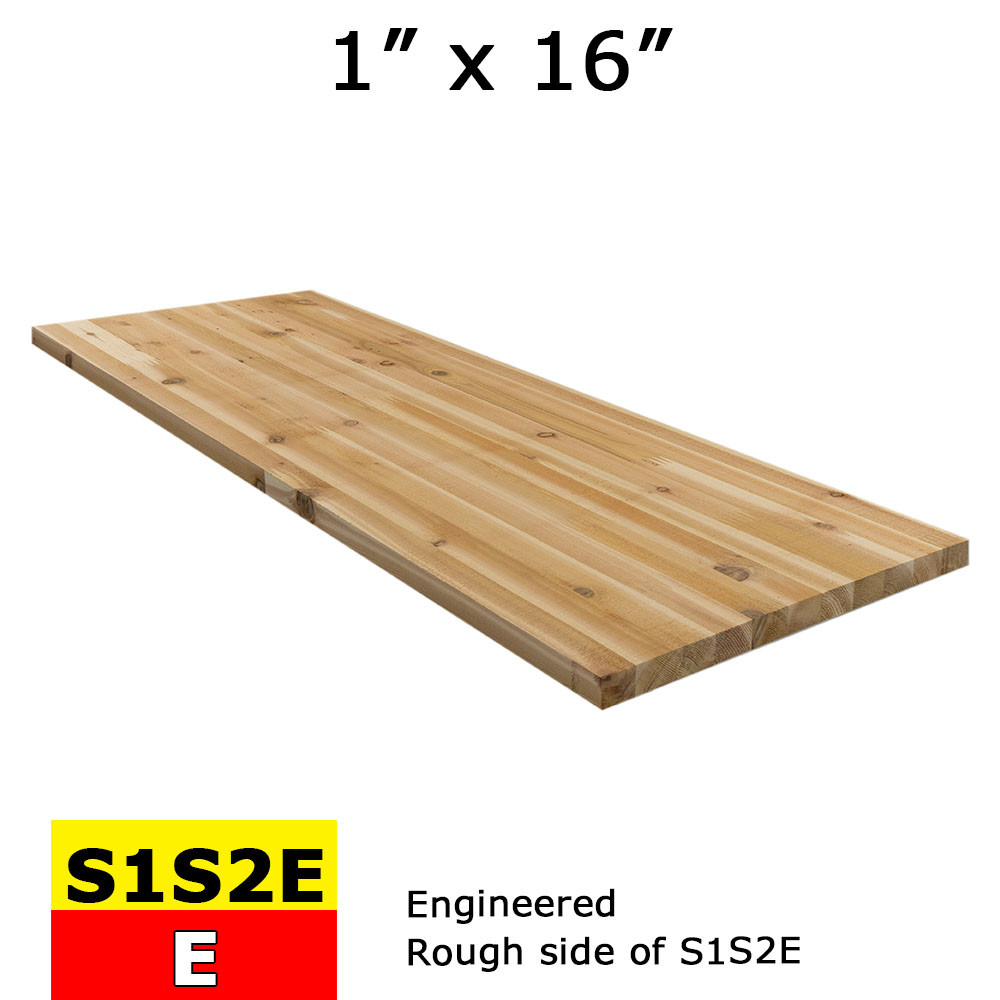 1x6 Engineered Western Red Cedar Board - S1S2E - Timber Build