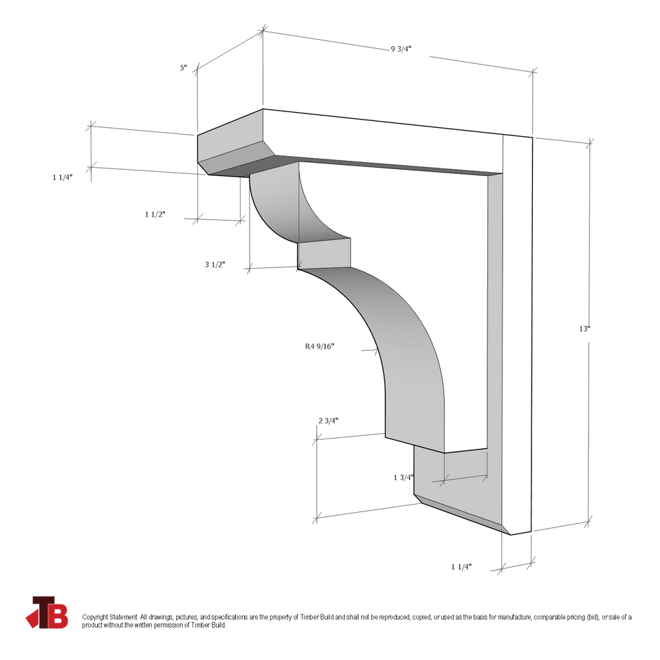 Wood Corbel 31T2S - Timber Build