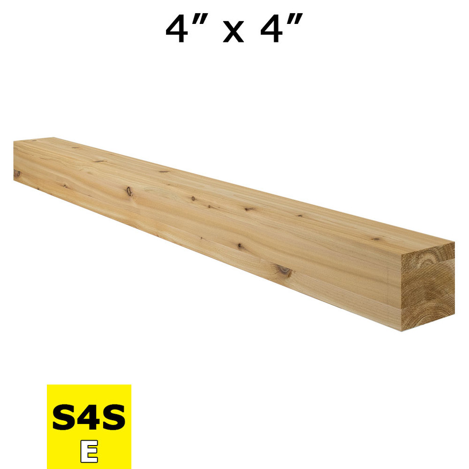 8x8 Engineered Column – Western Red Cedar S4S | Cedar Timber Post