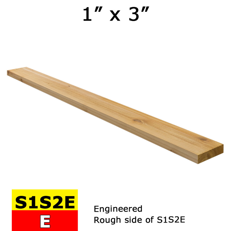 1x6 Engineered Western Red Cedar Board - S1S2E - Timber Build