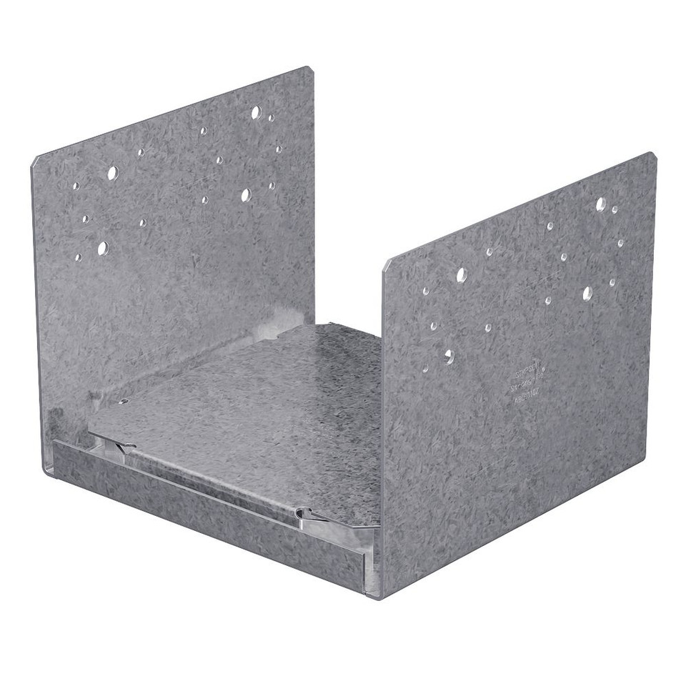 ABU88Z Post Base – Galvanized for 8x8S4S / RS