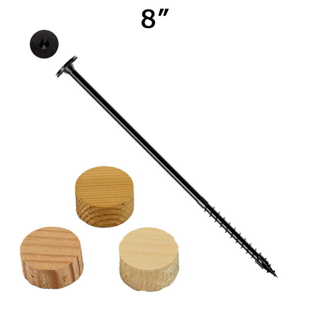 Timber Screw Kit - 8-inch and 1-inch Wood Plug - Timber Build