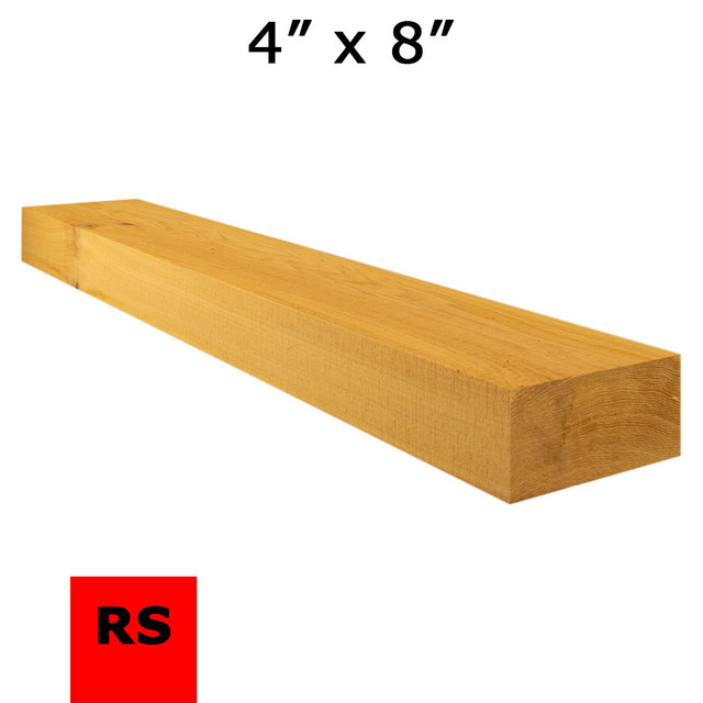 4x8 Western Red Cedar Timber – Rough Sawn | Cedar Timber Beam