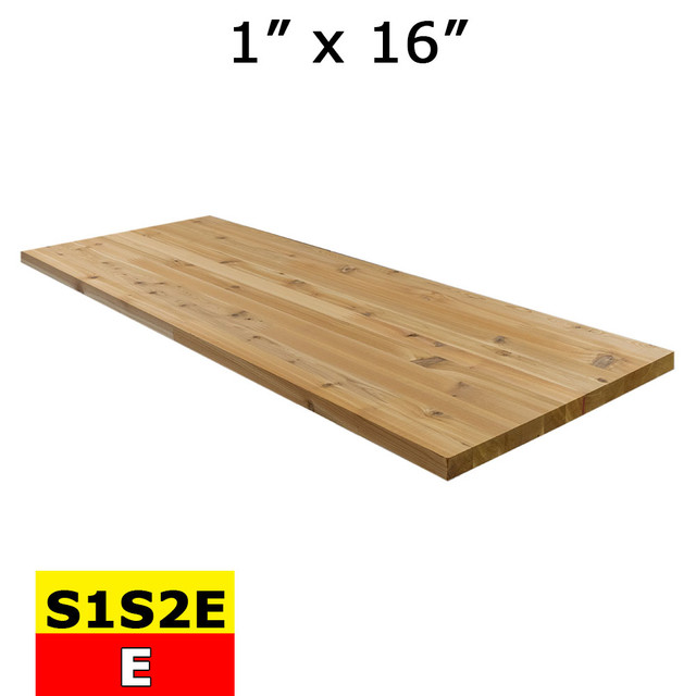 1x16 Engineered Western Red Cedar Board - S1S2E - Timber Build