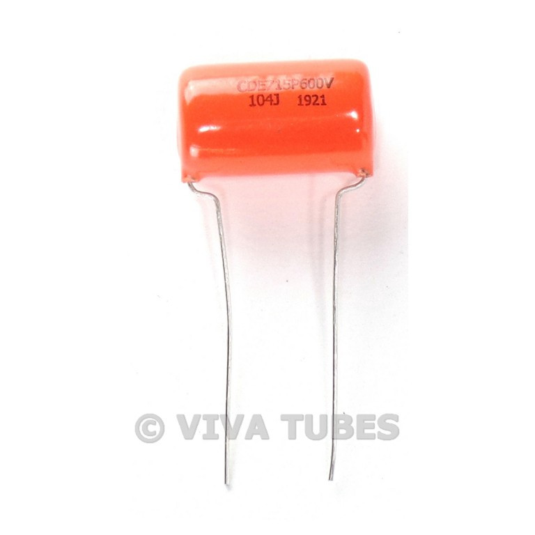 New Sprague 715P Orange Drop .1uF 600V 5% Poly Film Capacitor .1 uF 600 ...