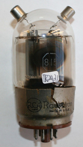 NOS RCA USA 815 Black Plate Side [] Getter Vacuum Tube 100%+ - VIVA TUBES