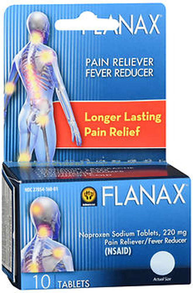 Flanax Pain Reliever/Fever Reducer Tablets - 10 ct - Sandbox - Thrifty ...