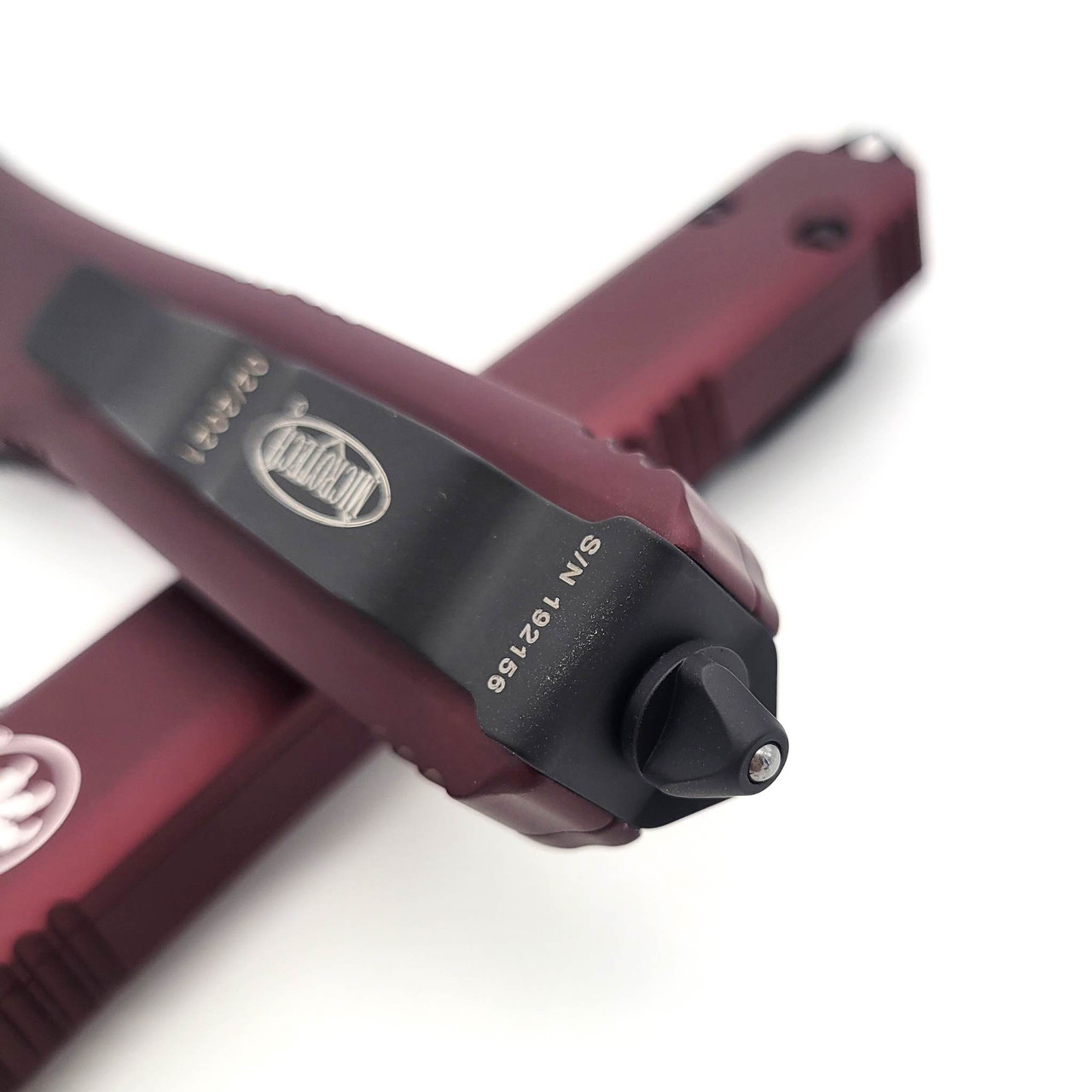Microtech Ultratech 122 2mr Merlot Double Edge Partial Serrated Standard