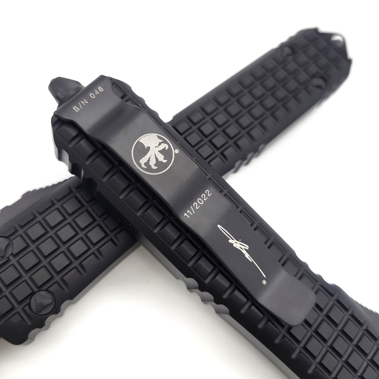 Microtech Ultratech 122 1tfrs Tactical Frag Double Edge Black Standard