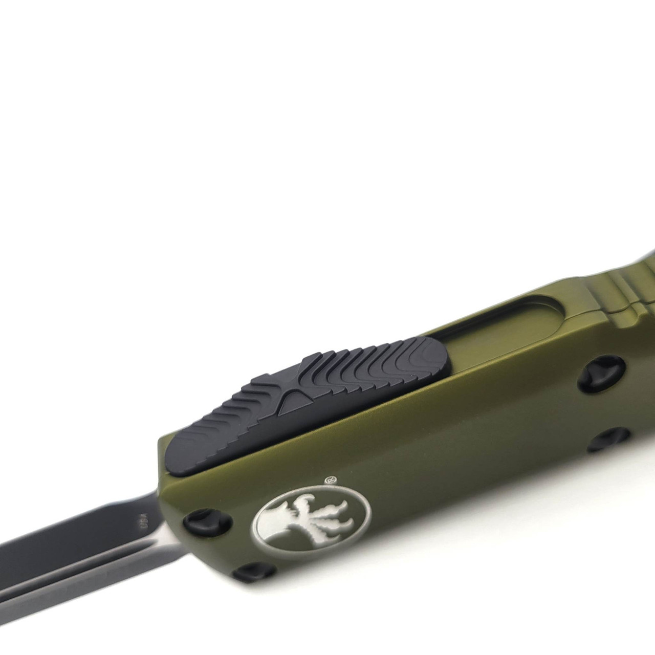 Microtech Utx 85 230 1od Od Green Double Edge Spartan Black Standard