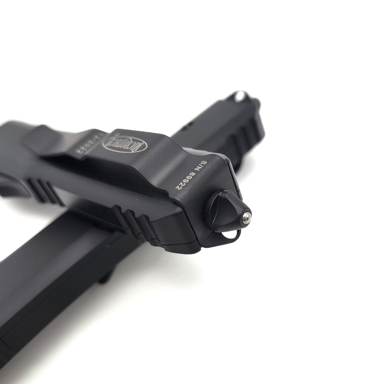 Microtech Utx 85 230 1t Tactical Double Edge Spartan Black Standard