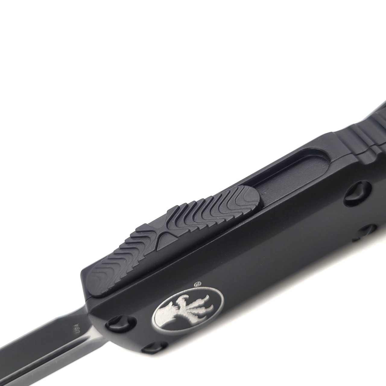 Microtech Utx 85 230 1t Tactical Double Edge Spartan Black Standard
