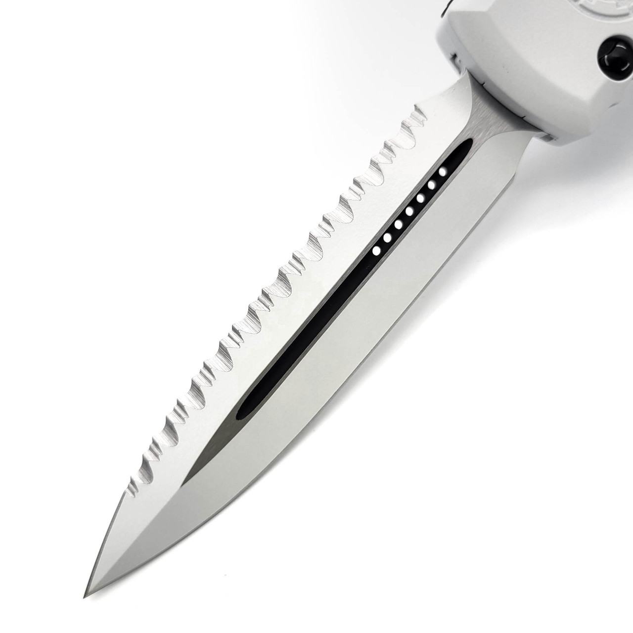 Microtech Ultratech 122 3std Storm Trooper Deep Engraved Double Edge