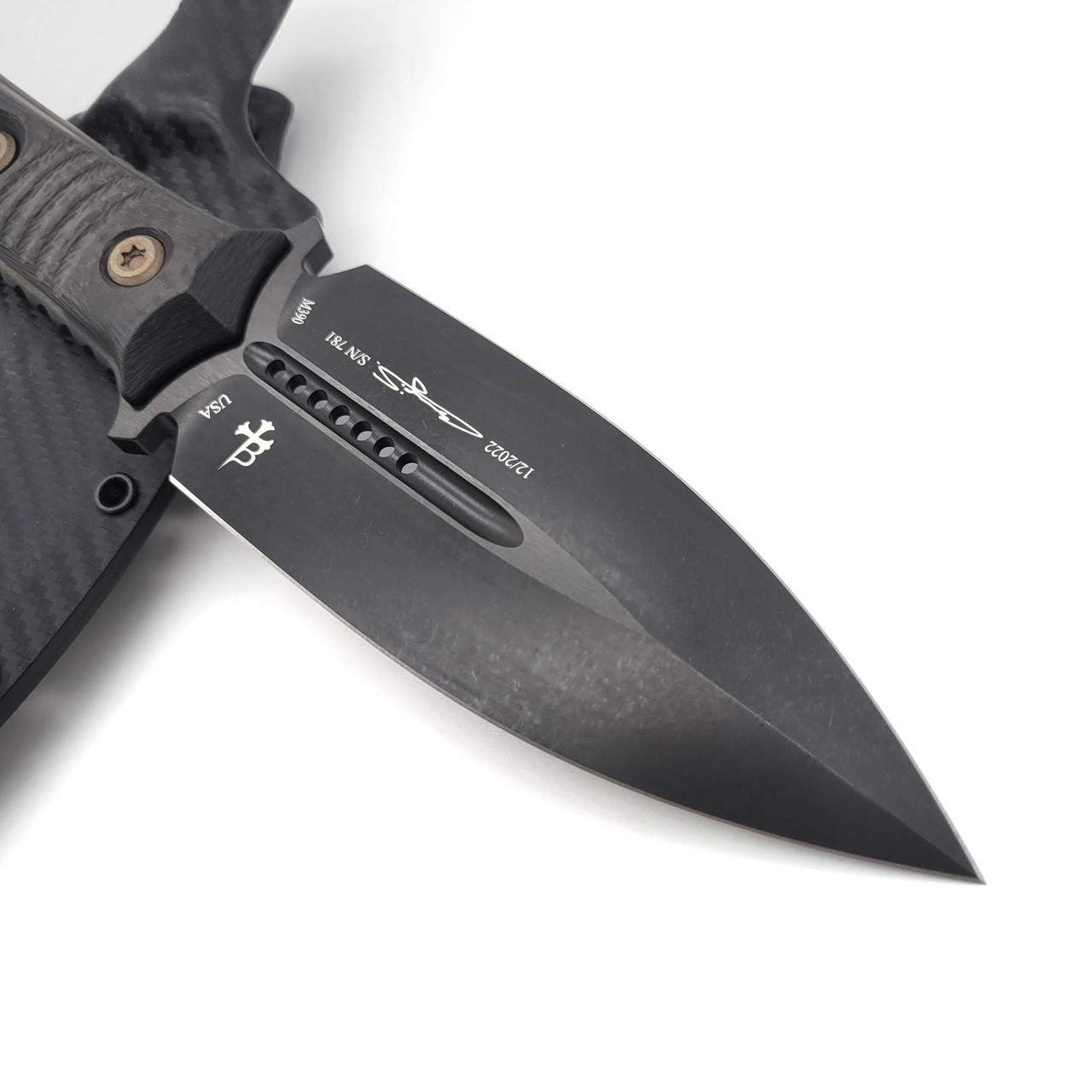 Microtechborka Blades 201 1dlccfs Sbd Fixed Blade Dlc Double Edge