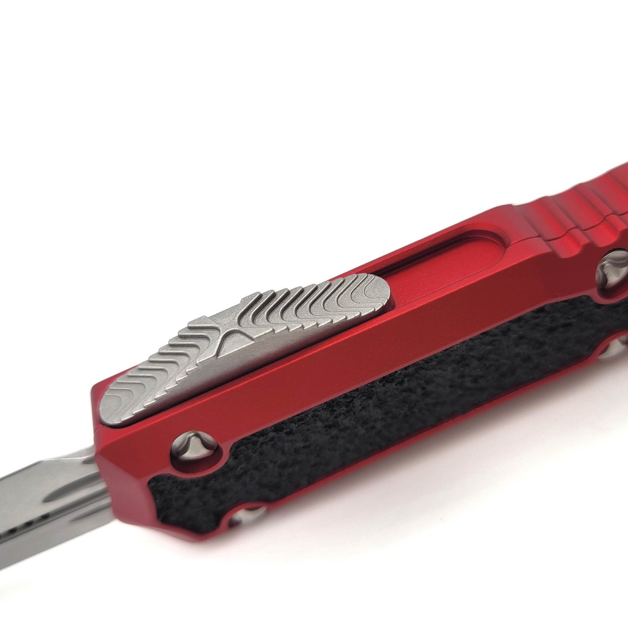 Microtech Makora 206 10rds Red Stonewash Double Edge